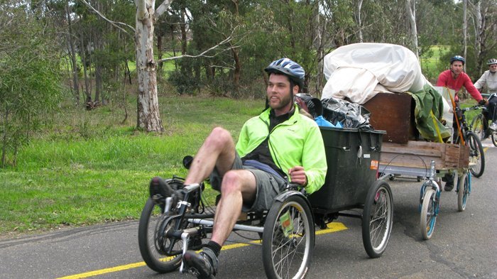Moving house on two wheels - Transition Australia