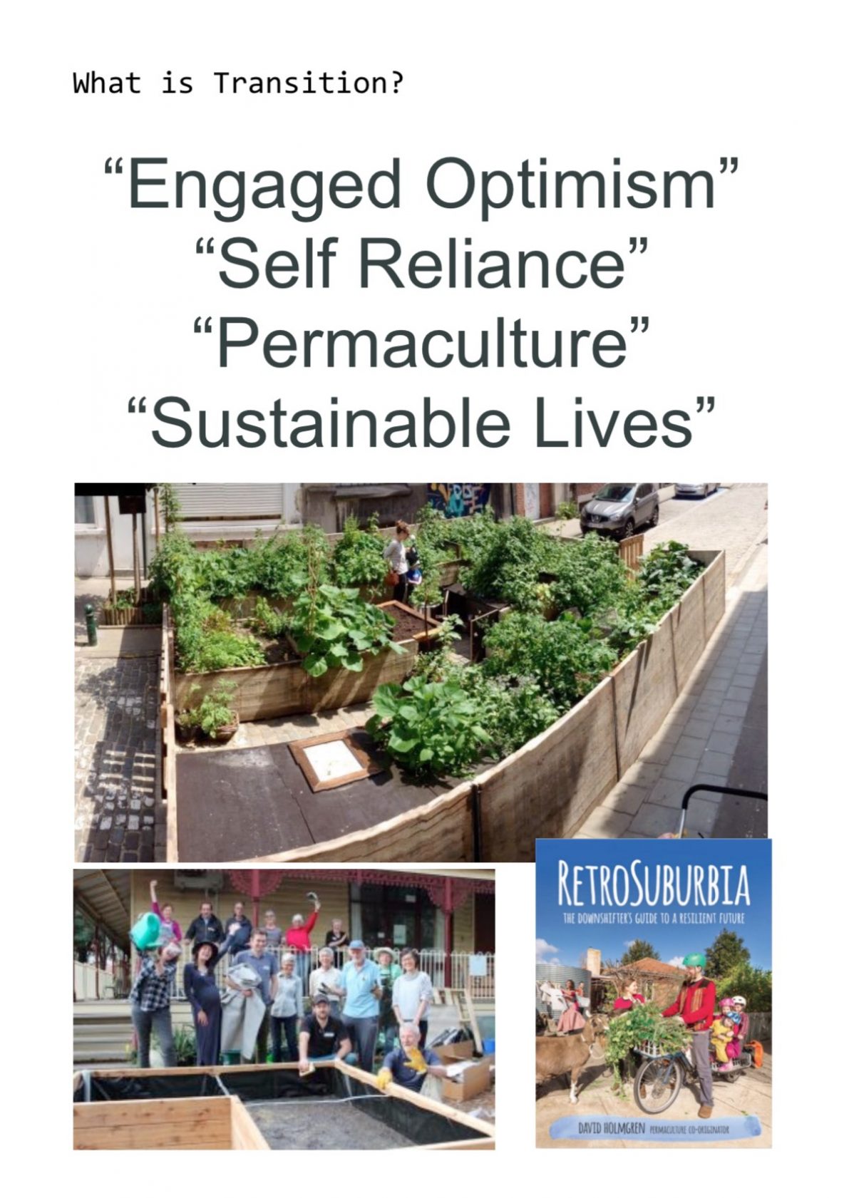 Start a Transition Group - Transition Australia